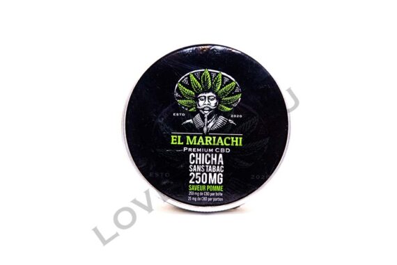 CHICHA AU CBD 250MG GOÛT POMME 100GR - Love CBD
